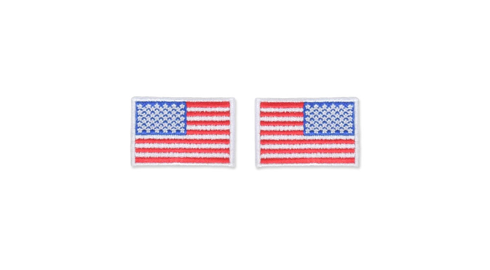 Order Your US Flag Patch - White, Small Lapel