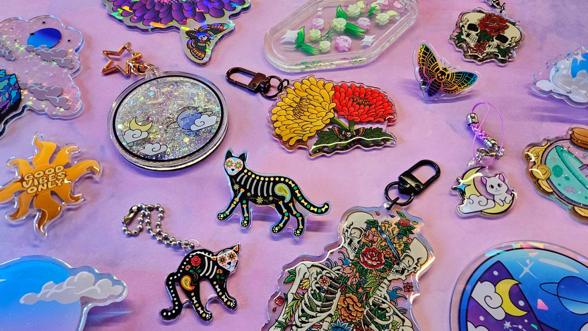 Custom Acrylic Charms by Stadri Emblems